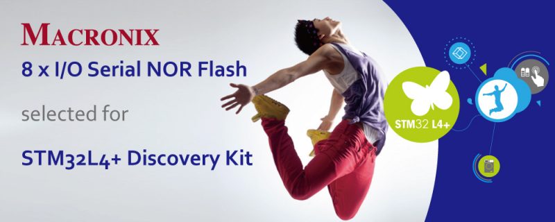 I/O flash memory complements STMicroelectronics STM32L4+ Discovery kit