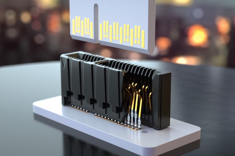 Edge card connectors produce higher speeds and proper alignment