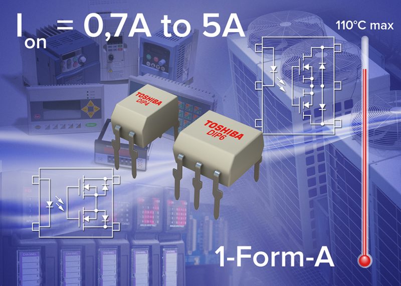 High-current photo relays replace mechanical relays in factory automation