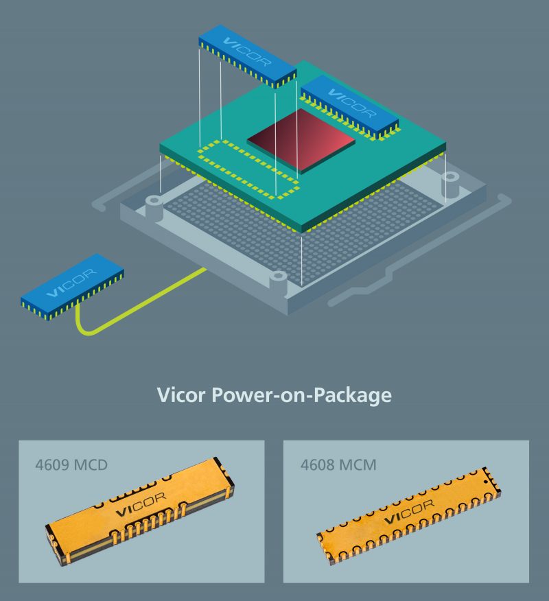 Power-on-Package MCMs provide up to 1000A peak current