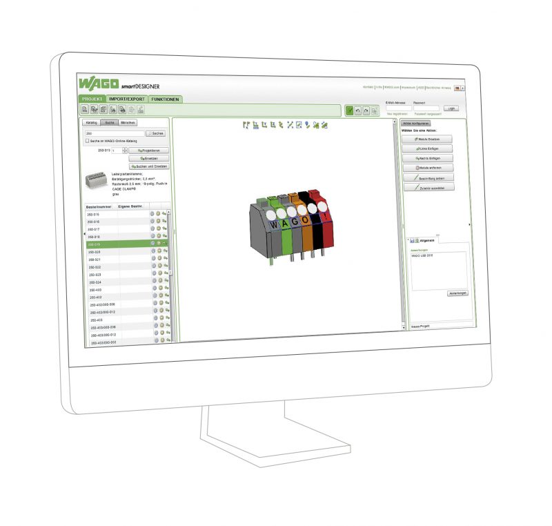 Wago offers online configuration of PCB terminal blocks and connectors ...