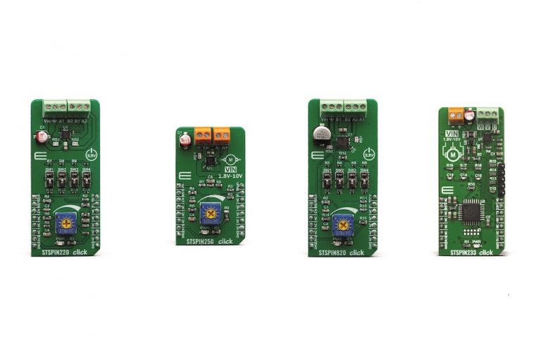 Four Click boards simplify motor control - Softei.com - Global Electronics Industry News