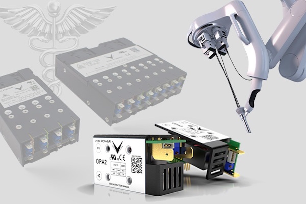 Medical power supply modules reduce cable and link requirements ...