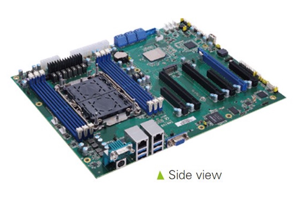 Server-grade ATX motherboard is powered by Gen 3 Intel Xeon for AI and ...