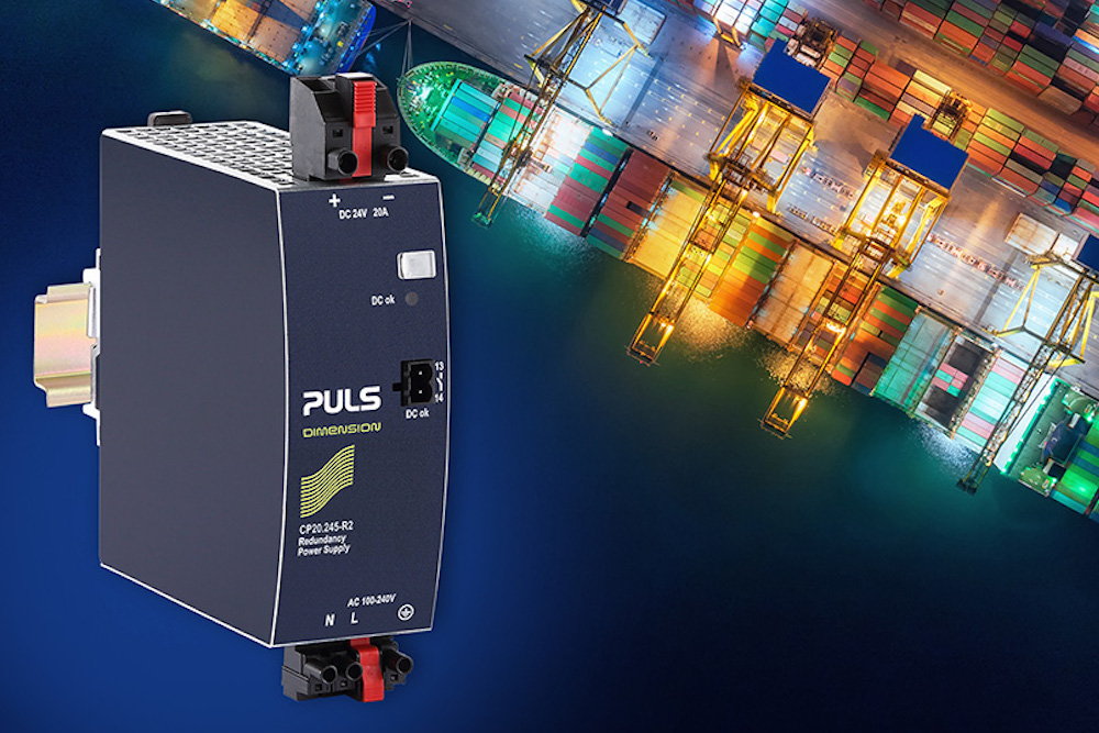480W DIN-rail power supply can be used in ship’s bridge or deck ...
