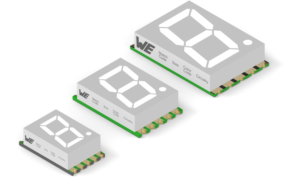 Two series of seven-segment displays reduce low power consumption ...