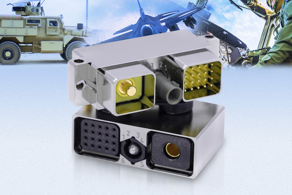 Lightweight, rectangular modular connector is sealed for mil-rel use ...