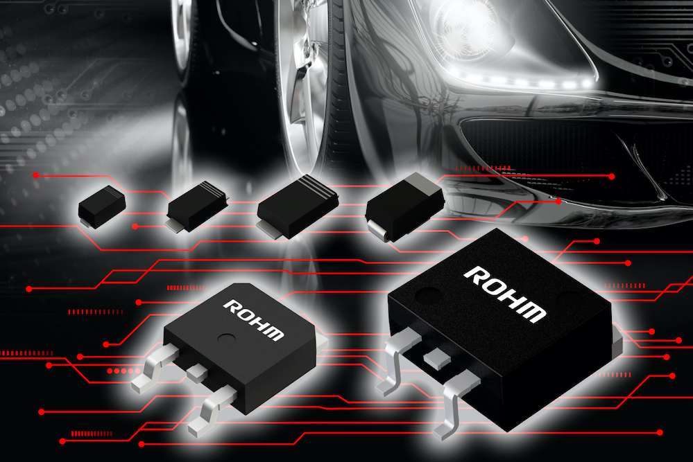 Rohm adds 24 Schottky barrier diodes for automotive applications ...