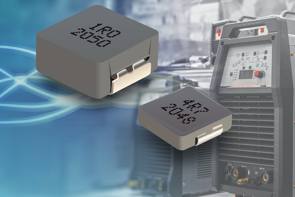 Automotive-grade shielded power inductors have high current ratings ...