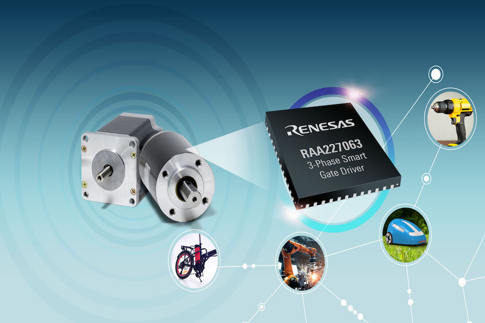 Renesas’ programmable smart gate driver boost to BLDC motor ...