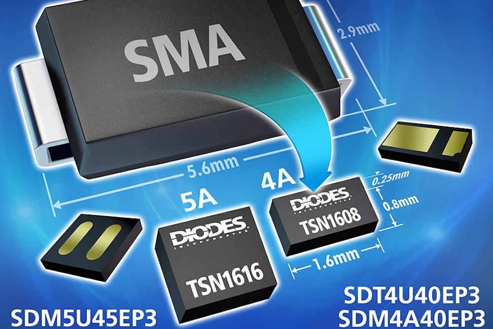 Space-saving Schottky rectifier trio sets density benchmarks, says ...