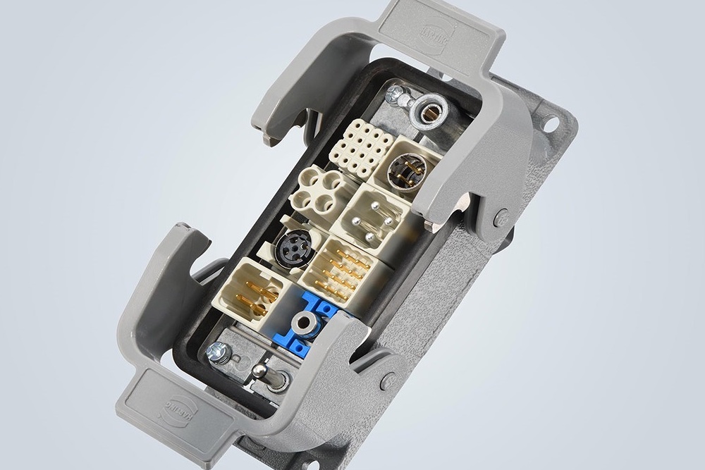 Harting redefines modular industrial connector with space-saving design ...