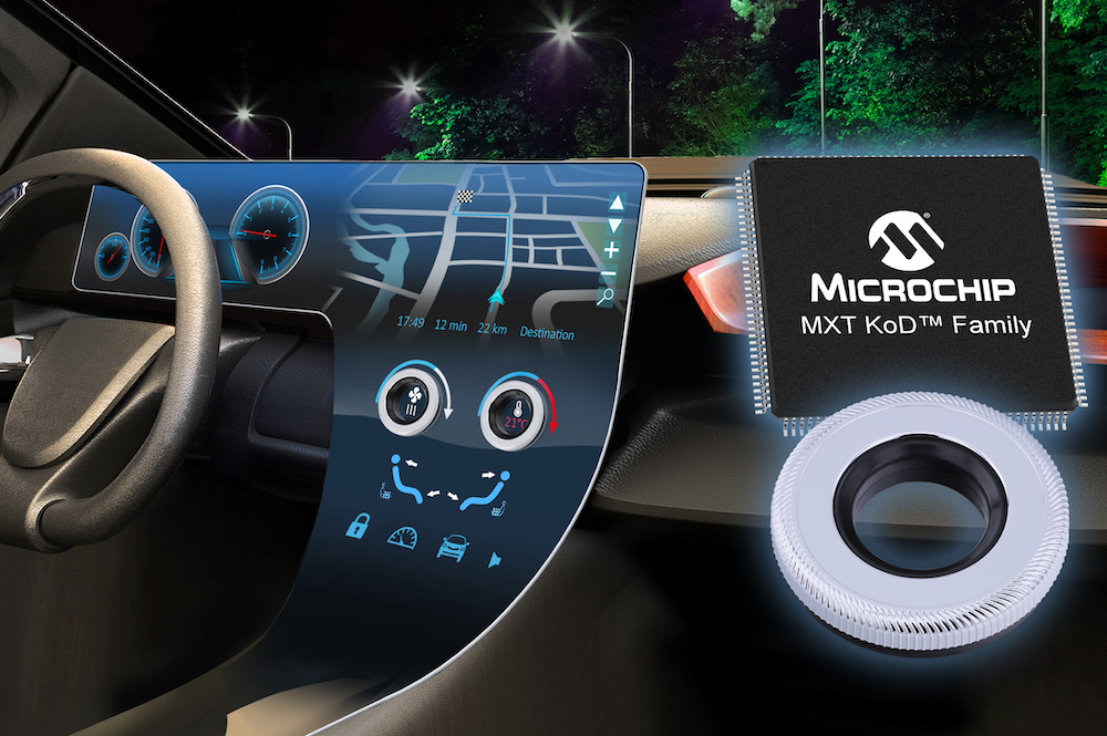 Microchip offers maXTouch Knob on Display touch controller for vehicles ...