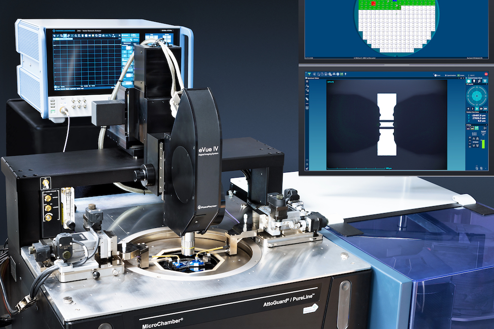 RF performance characterisation test can be on-wafer for repeatability ...