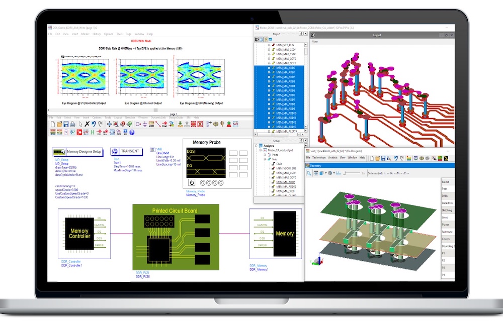 Software offers modelling and simulation for high speed digital designs ...