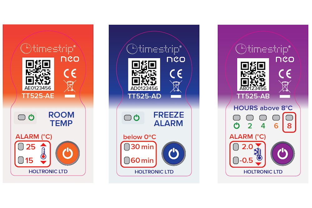 Two temperature alarms expand Timestrip neo - Softei.com - Global ...