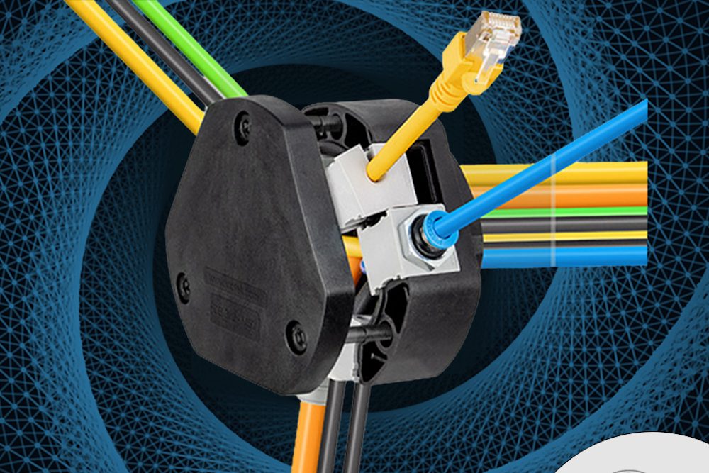 Icotek Cable Entry 360⁰ can take up to 48 cables from any direction ...