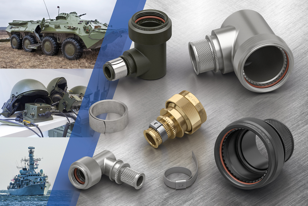 Right angle backshells by Weald extend Lane Electronics’ connector ...