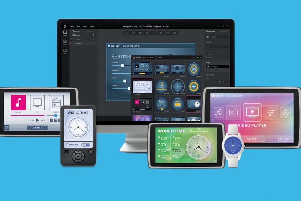 Touchgfx Software Update Accelerates User Interface Design On Stm32 Mcus Global
