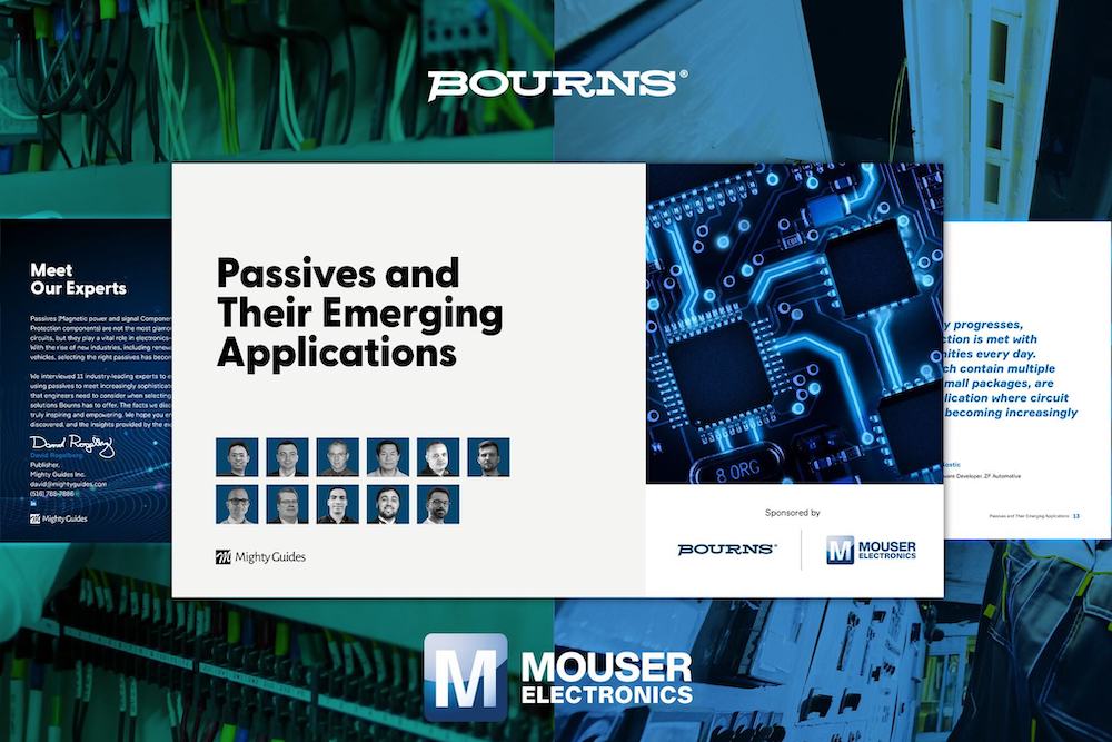 New eBook from Mouser Electronics and Bourns highlights growing role of Passive Components in ...