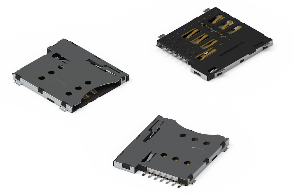 WR-CRD micro SIM card interface slides into place with card detection ...