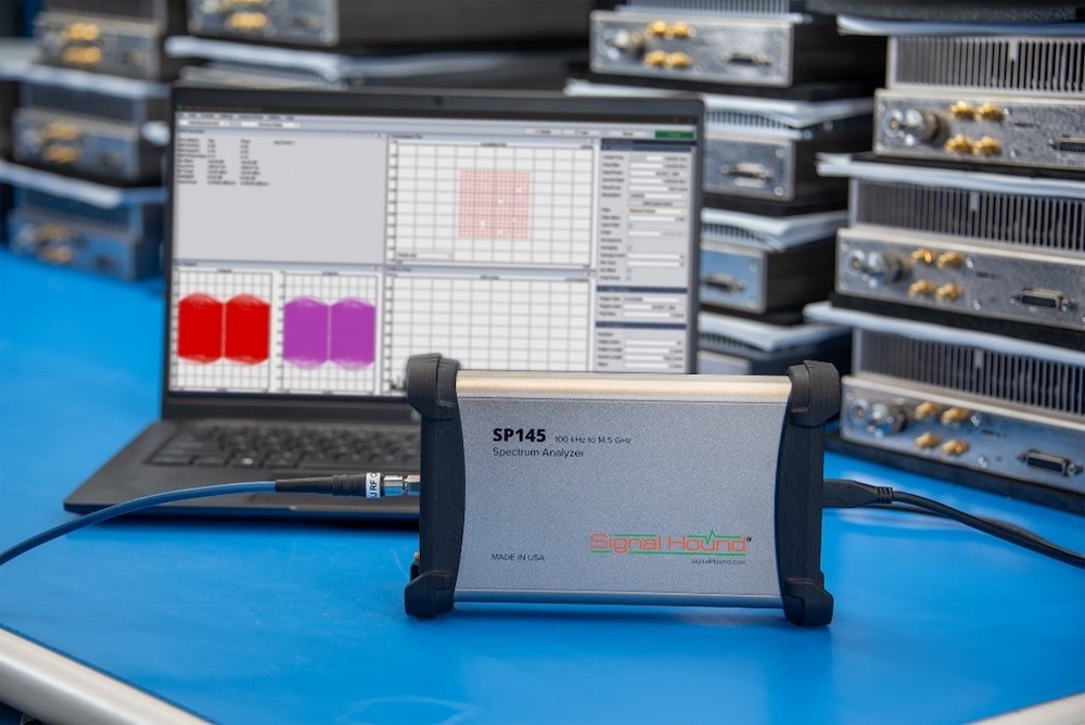 Compact spectrum analyser is an option for field, test or aerial ...