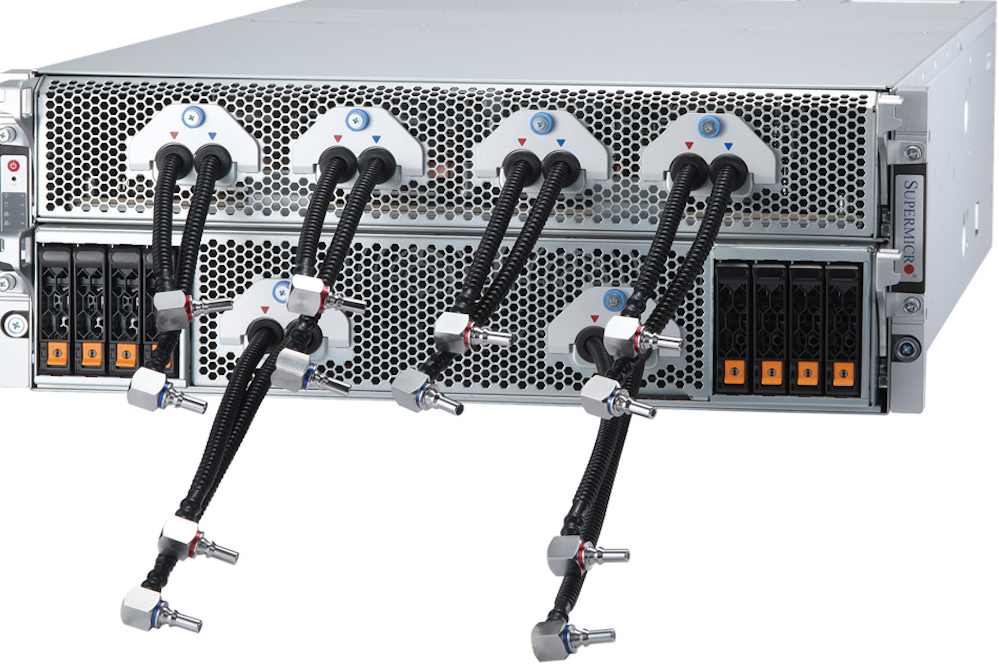 Supermicro's rack scale liquid-cooled solutions with the Industry's ...
