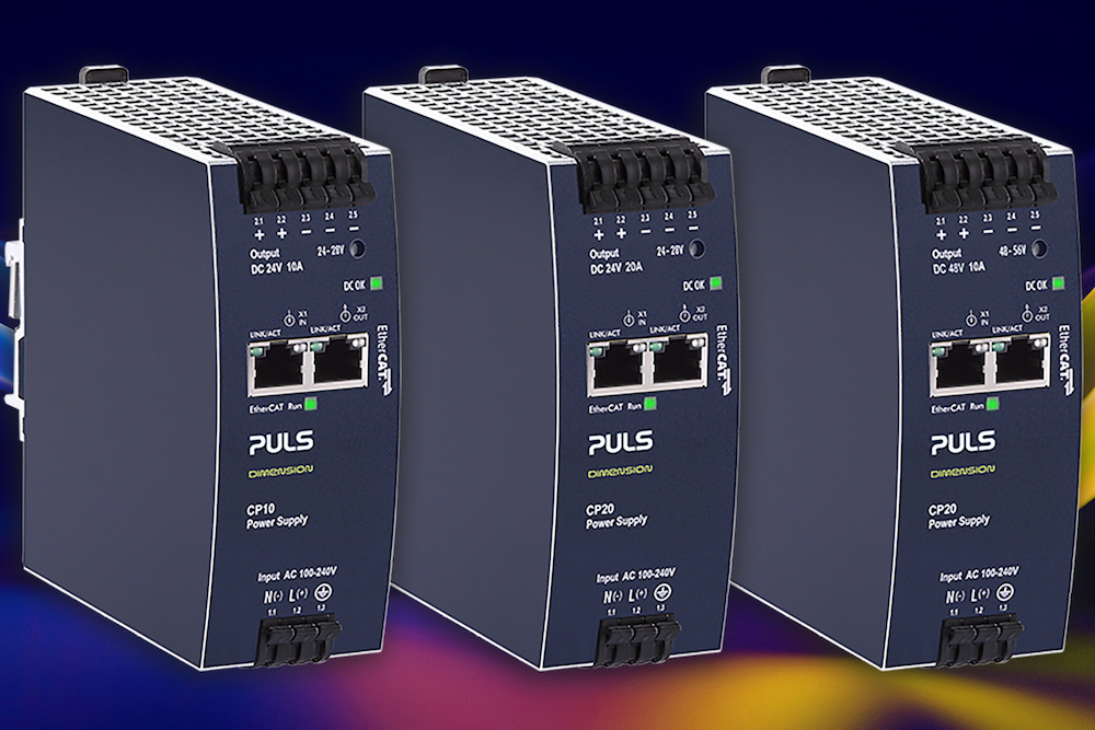 Innovative power supplies with EtherCAT interface now available from ...